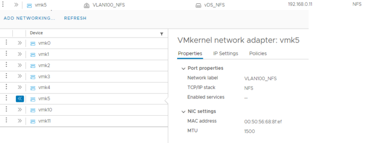 Binding VMware ESXi NFS traffic to custom vSphere TCP/IP stack - nicoblidi.com